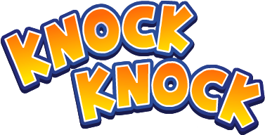 Download #knockknock #knock #text #freetoedit - Orange - ClipartKey