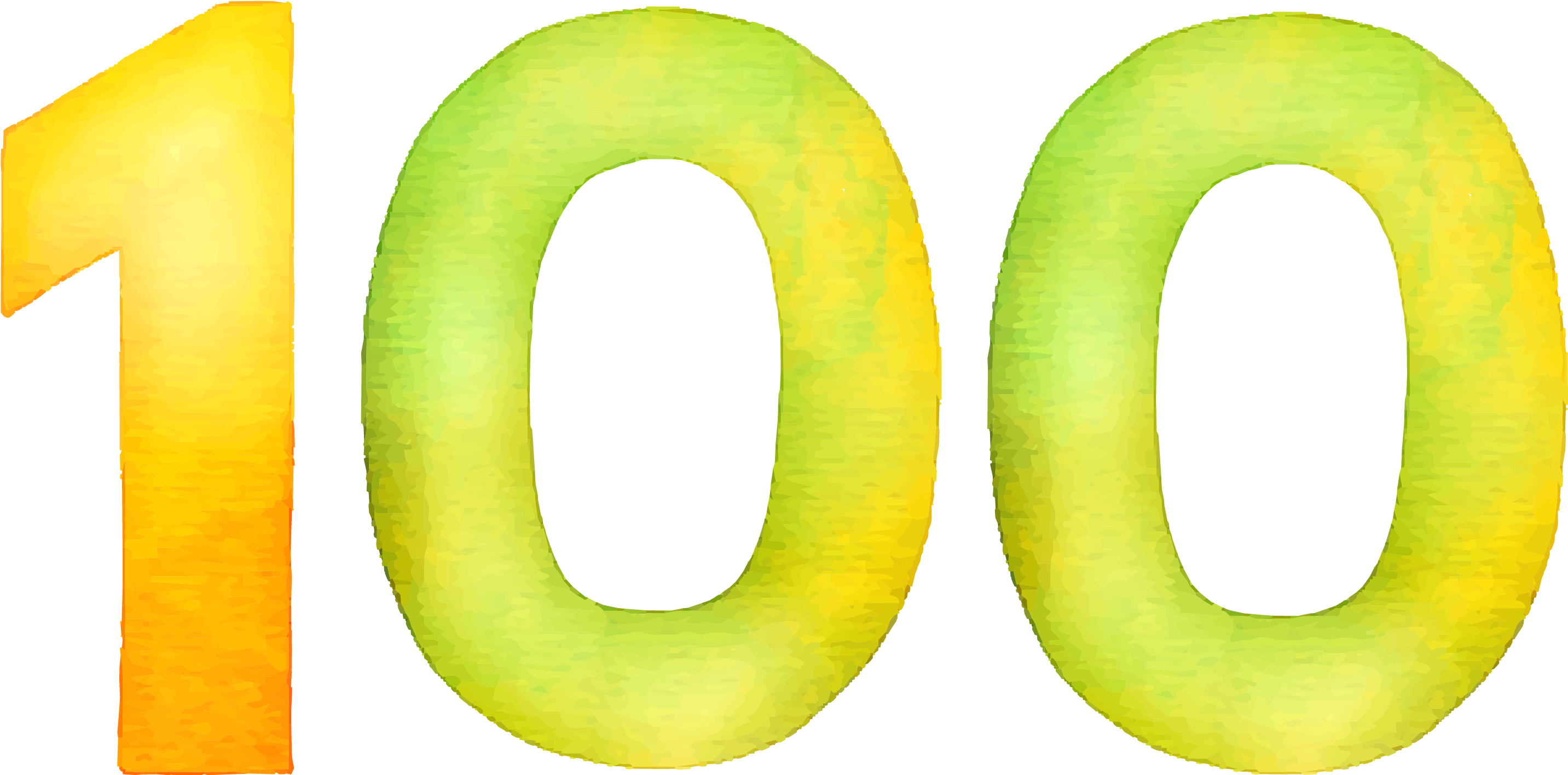 Download 100 Number Png Royalty-free Image - Transparent Background 100 ...