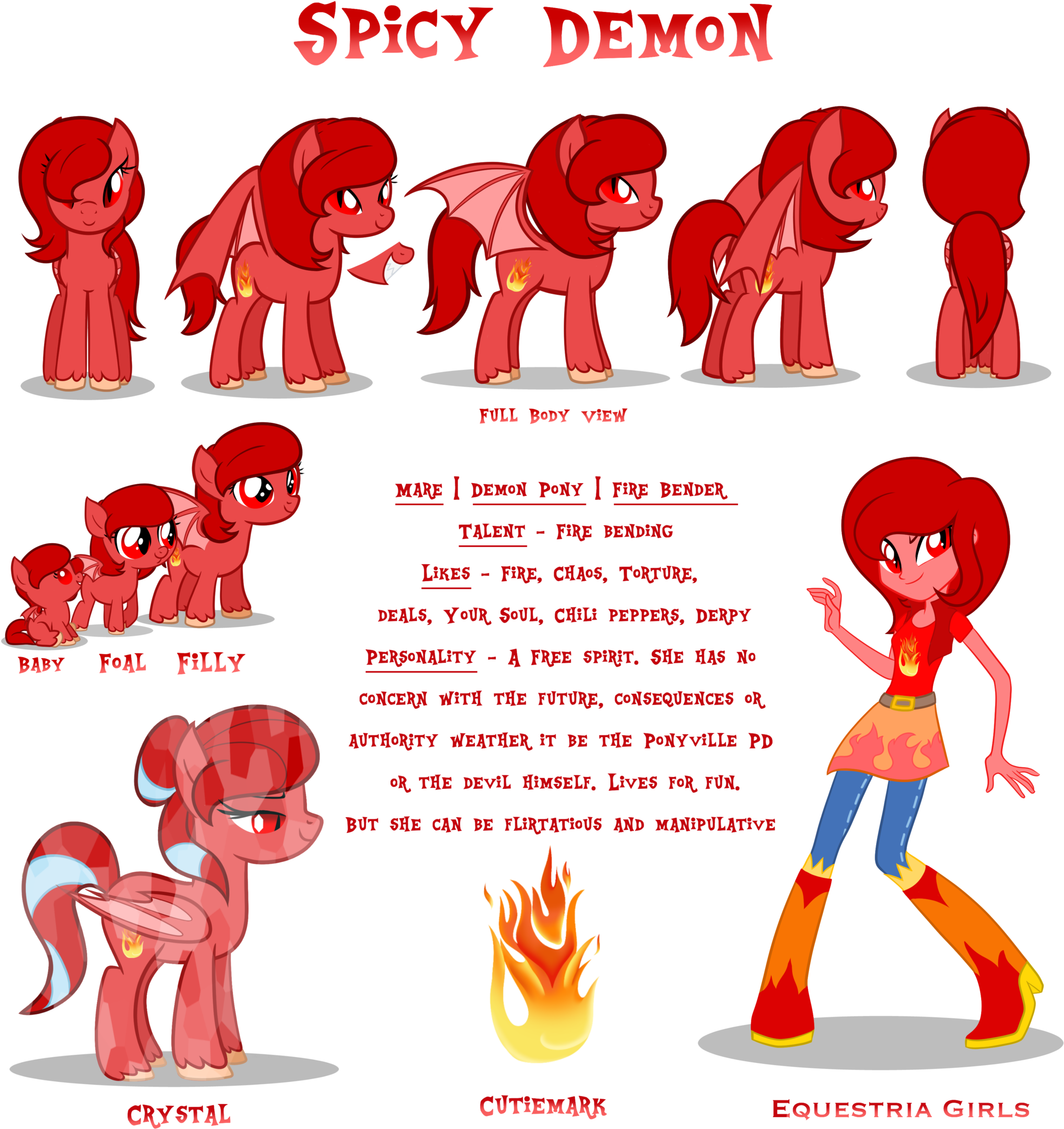 Download Devil Clipart Baby Devil - Rainbow Dash Full Body Mlp ...