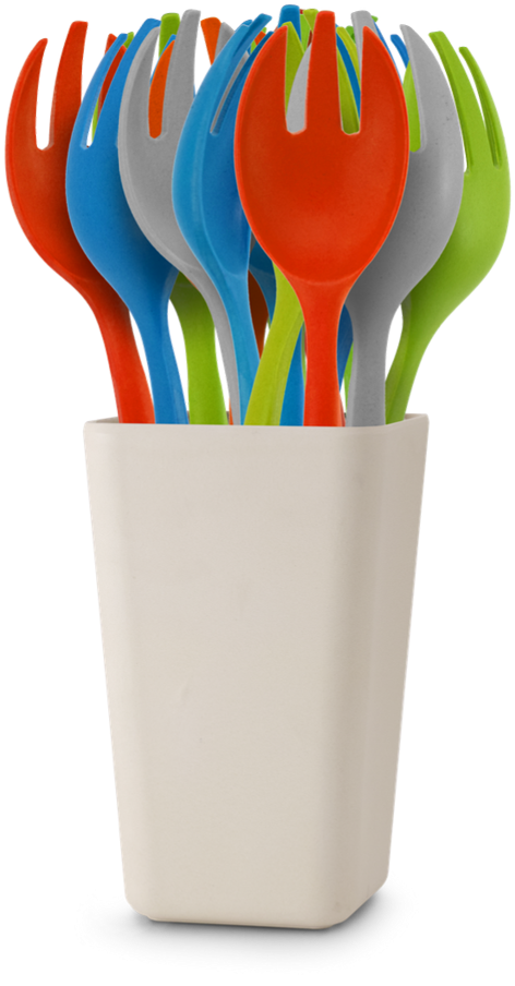 Download Transparent Spork Png - Flowerpot - ClipartKey