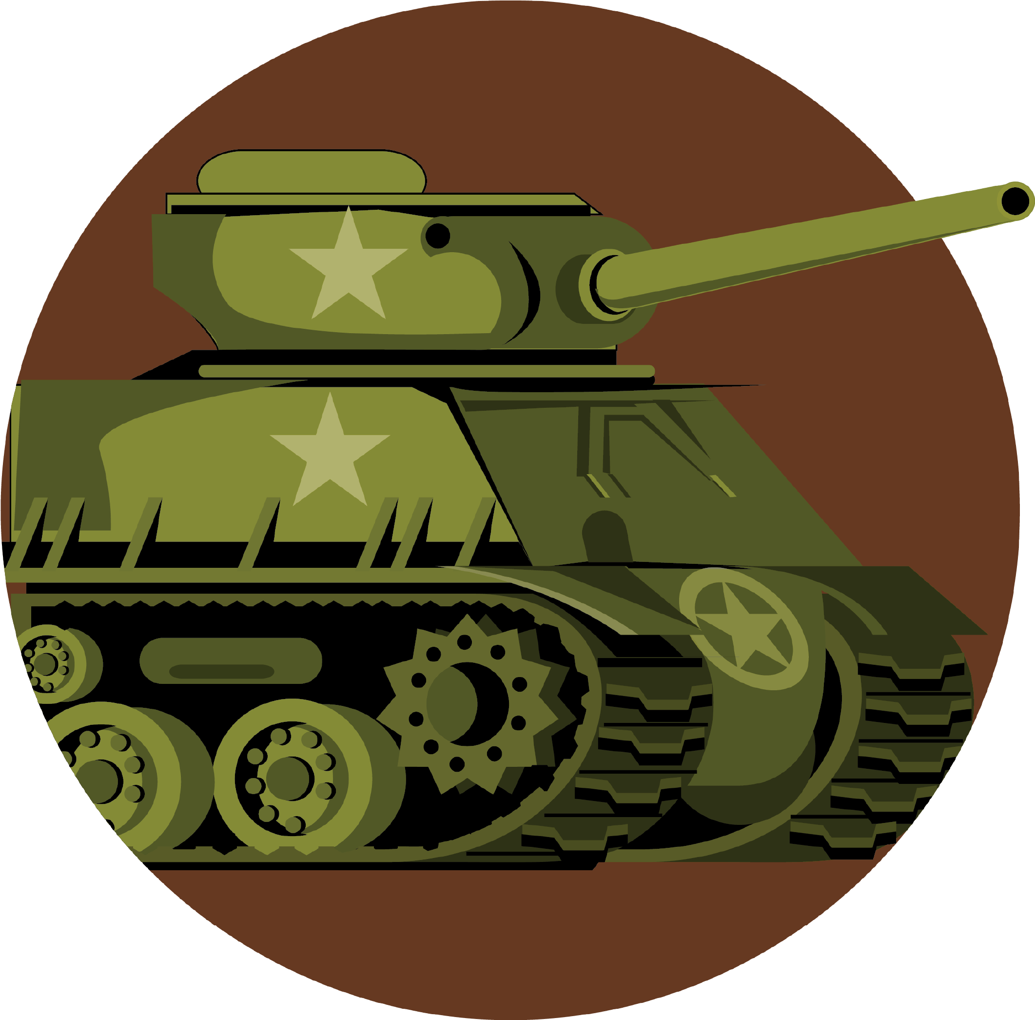 Download Sherman Tank Clipart Png - ClipartKey