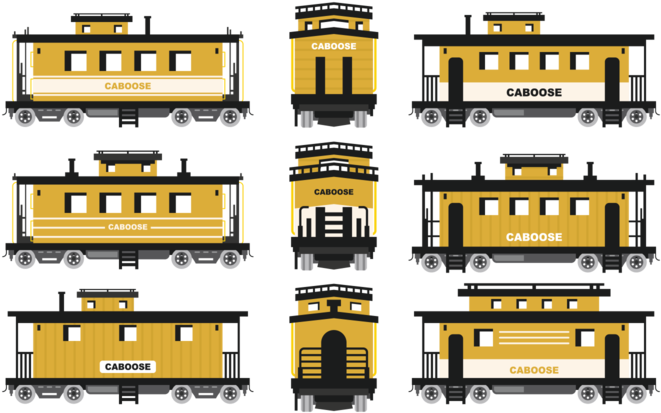 Download Caboose Icons Vector - ClipartKey