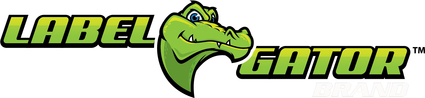 Download The Label Gator Brand - Cartoon Gator - ClipartKey