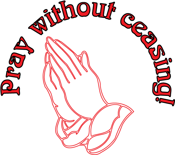 Download Pray Without Ceasing Transparent Png - ClipartKey