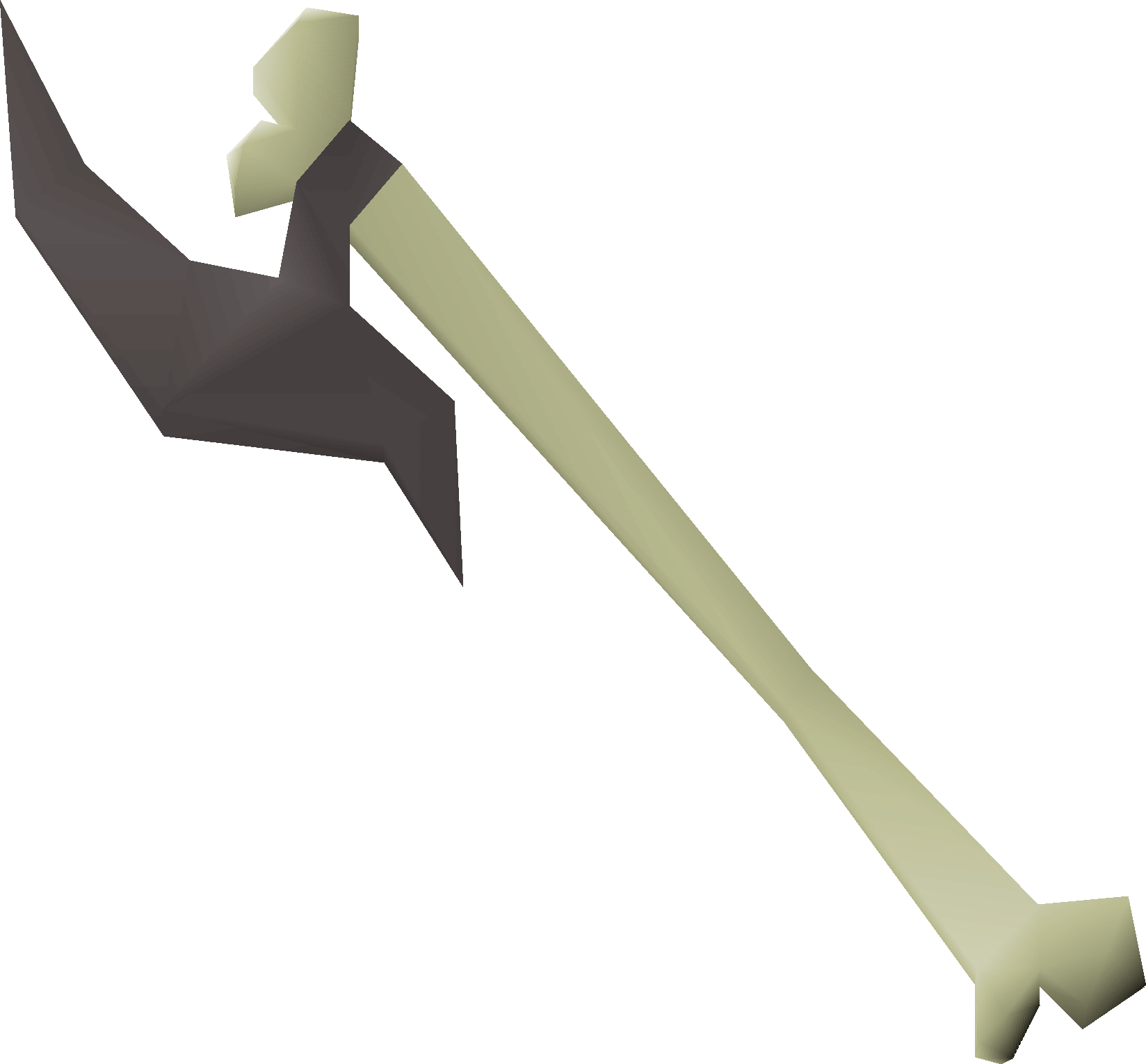 Download Spear Clipart Poison - Bone Halberd Osrs - ClipartKey