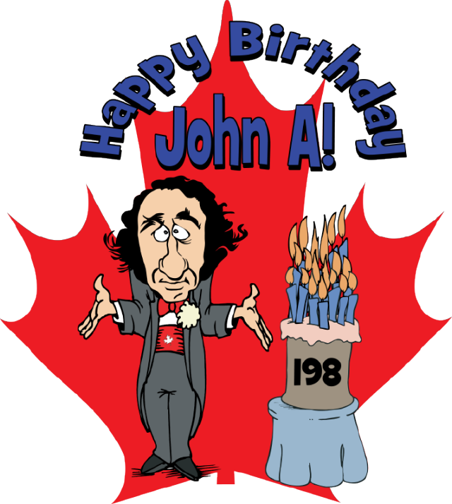 Download Canadian History For Kids - John A Macdonald Cartoon - ClipartKey
