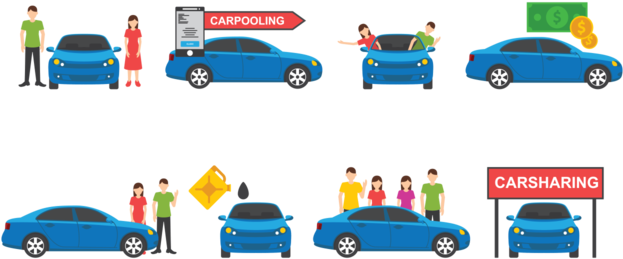 Download Carpool Icons Vector - Clip Art - ClipartKey