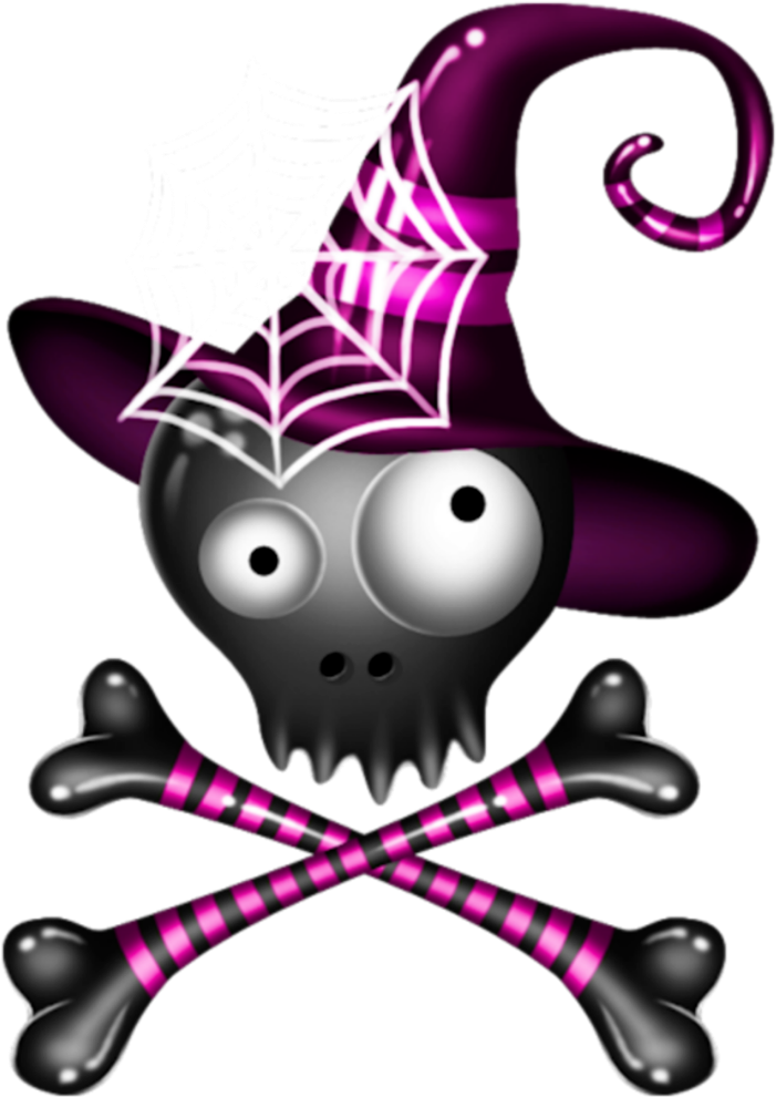 Download #pink #girly #skulls - ClipartKey