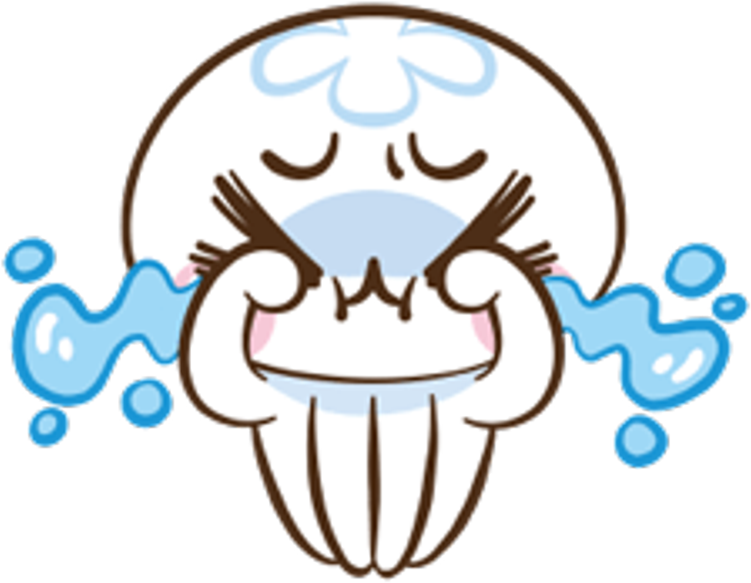 Download #jellyfish #crying Clipart , Png Download - Clara The ...