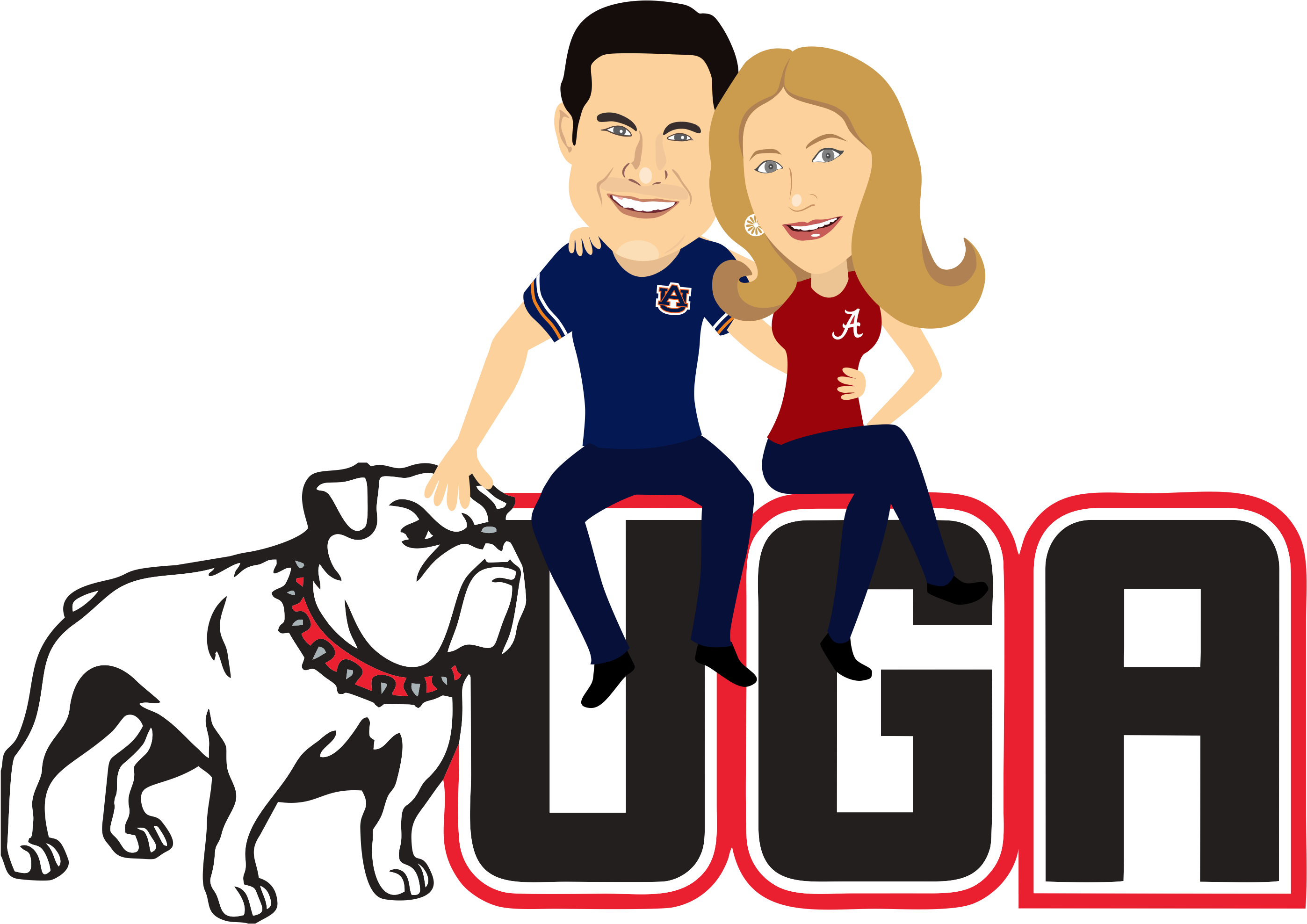 Download Transparent Uga Bulldog Clipart - Bulldog Football - ClipartKey