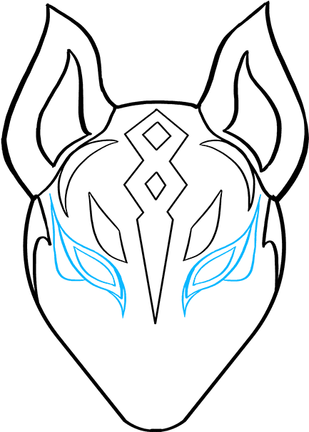 Download Fortnite Drift Mask Drawing - ClipartKey
