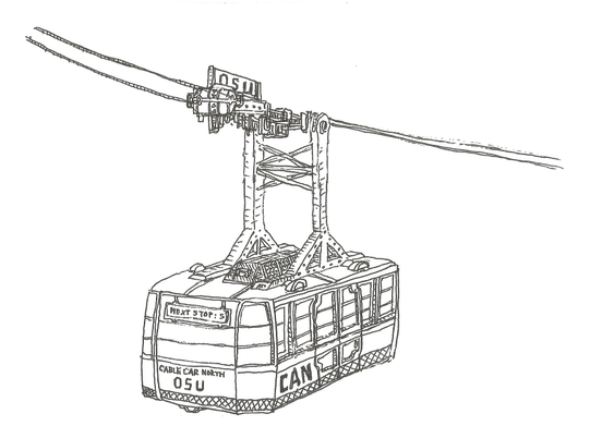 Download Picture - Cable Car Drawing Png - ClipartKey