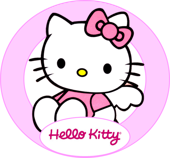 Download Hello Kitty In Circle - ClipartKey