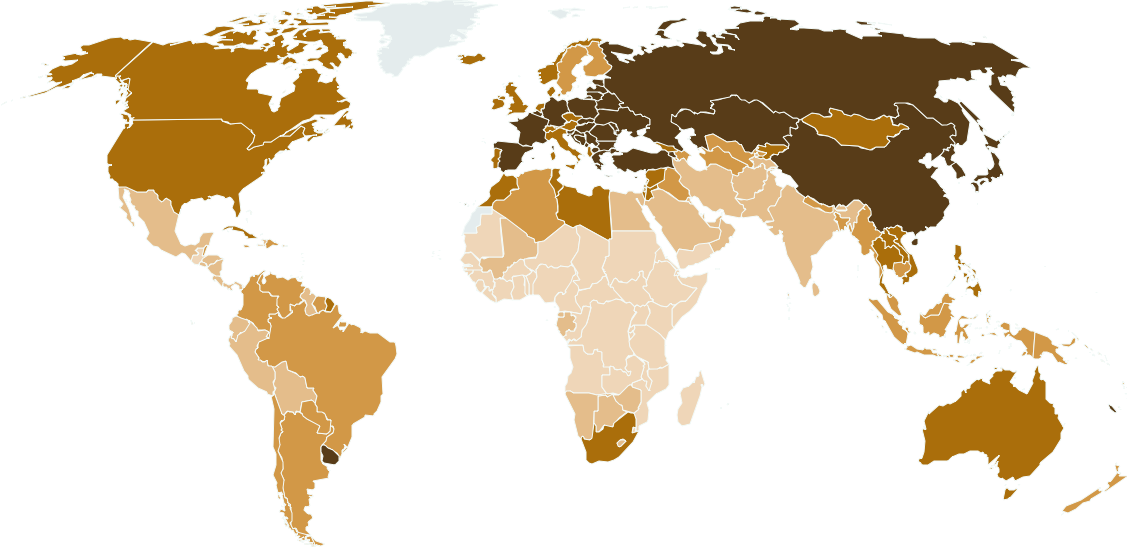 Download Lung Cancer World Map - ClipartKey