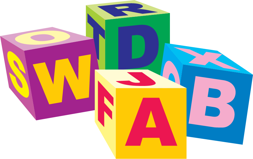 Download Baby Toy Letter Cubes - ClipartKey