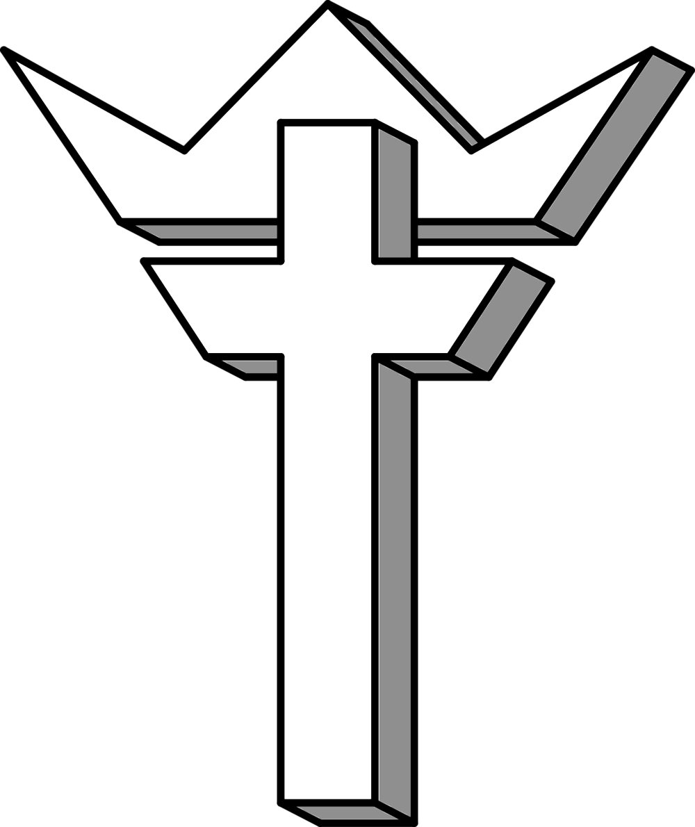 Download 3dlogocoloredin - Cross - ClipartKey