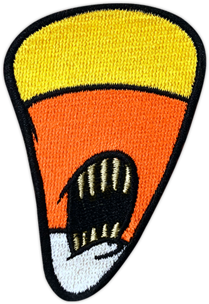 Download Bitey Corn Embroidered Patch By Seventh - ClipartKey