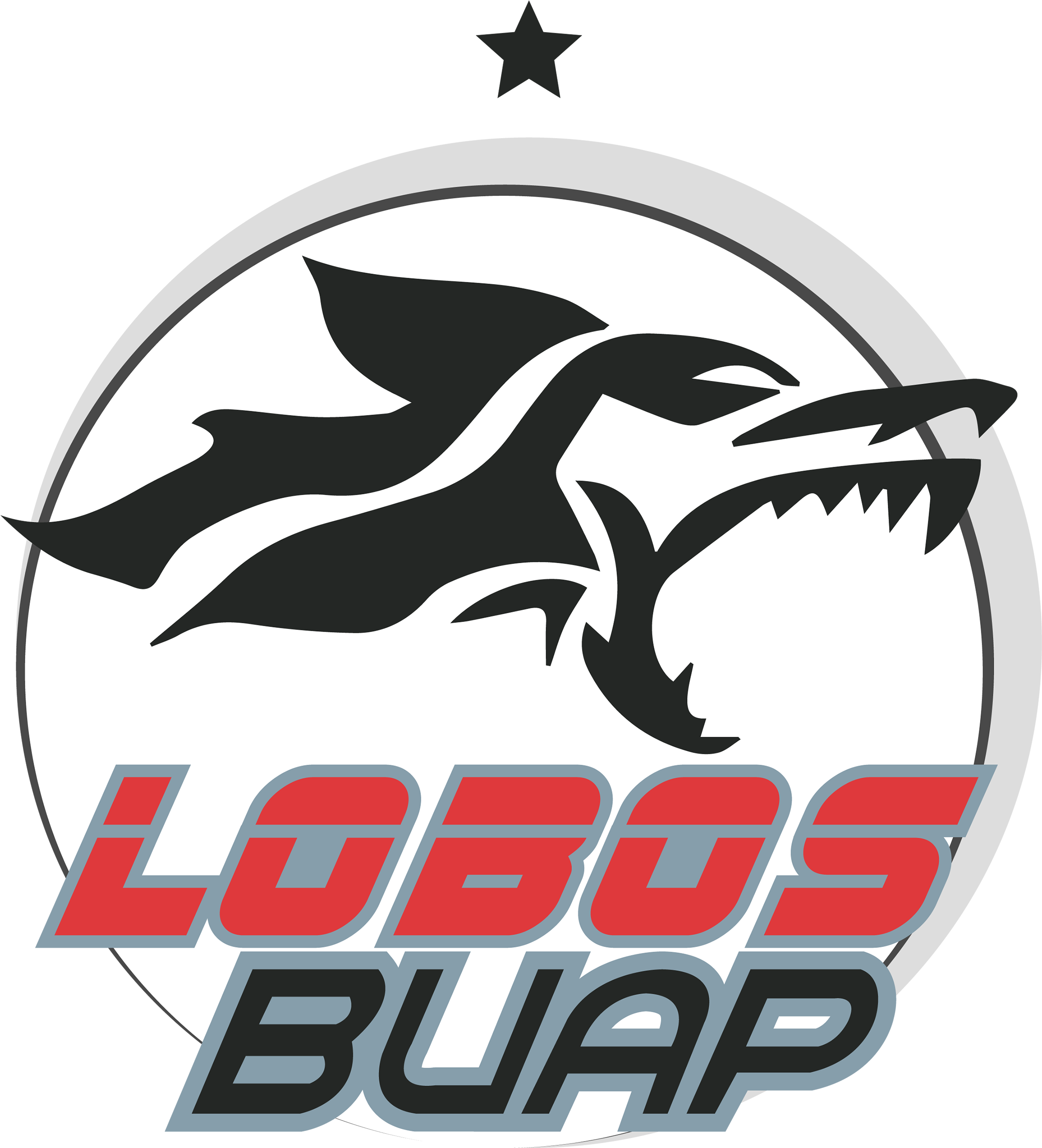 Download Lobos Buap Logo Png - Logo Futbol Lobos Buap - ClipartKey