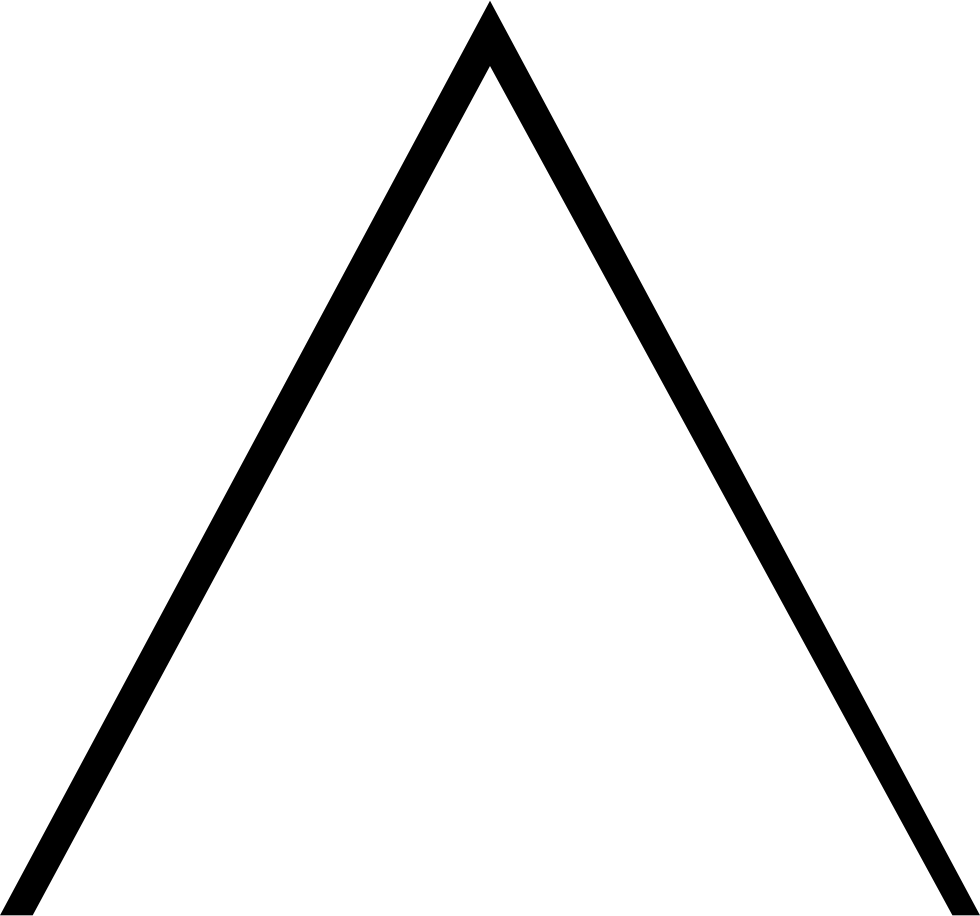 Download Border Arrow Up - Half A Triangle Png - ClipartKey