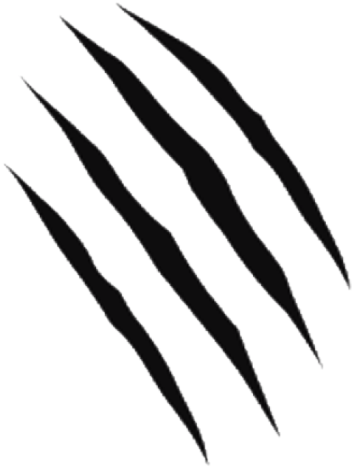 Download Claw Scratch Png Image - Beast Scratches - ClipartKey
