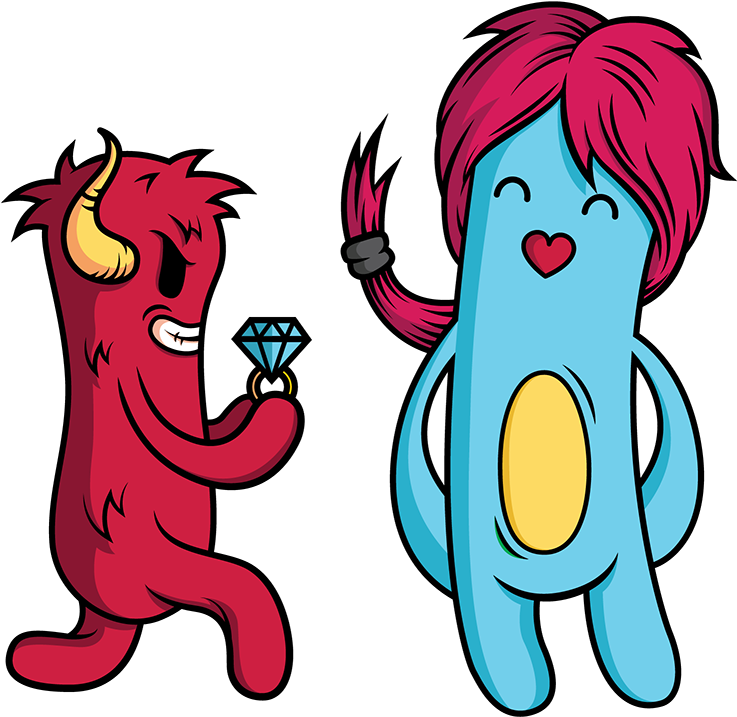 Download Customer Churn Monster Cheater - Cartoon - ClipartKey