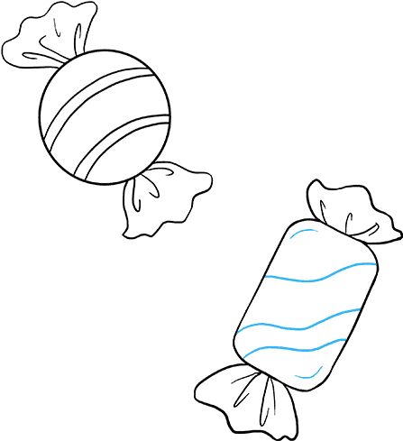 Download How To Draw Candy - Drawing Of Candy - ClipartKey