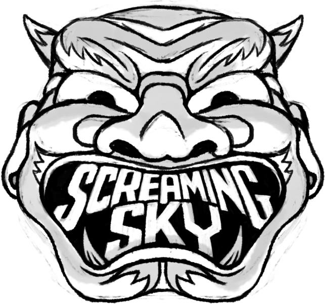 Download Screaming Sky Gallery Logo Design - ClipartKey