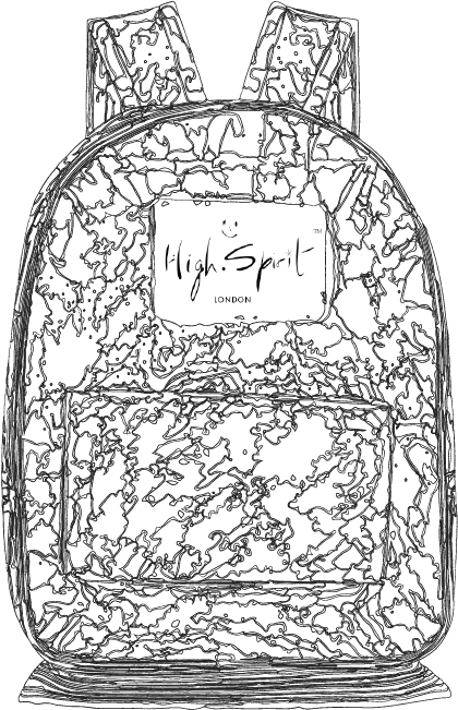 Download Custom Backpacks - Line Art - ClipartKey