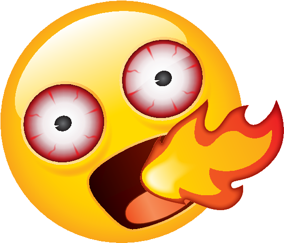 Download Spicy Food Face Cartoon - ClipartKey