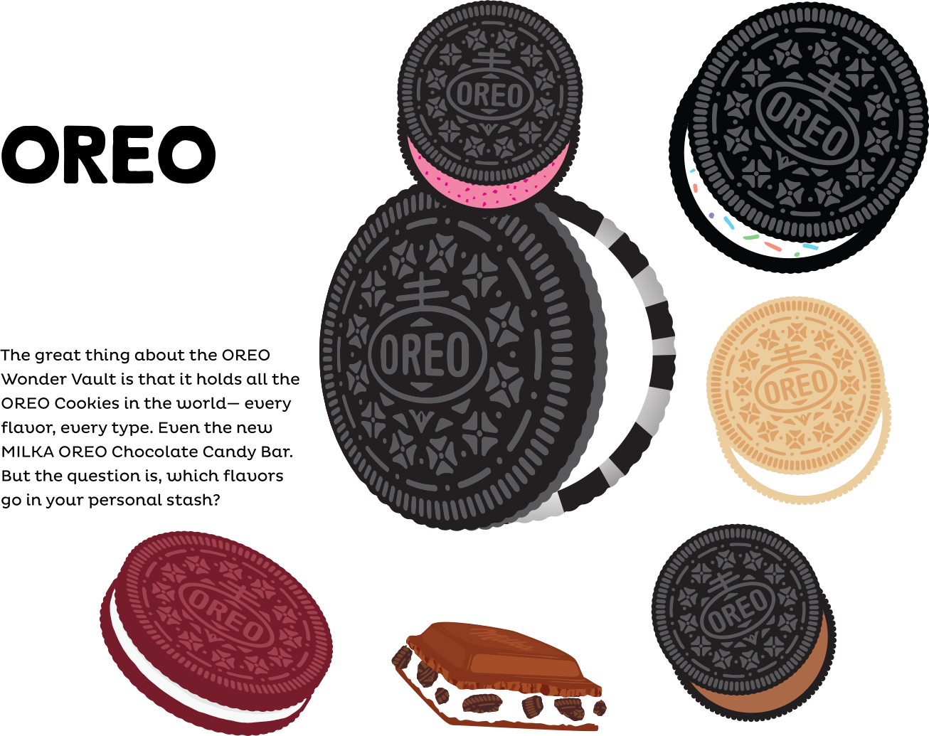 Download Transparent Cracker Clipart - Oreo - ClipartKey