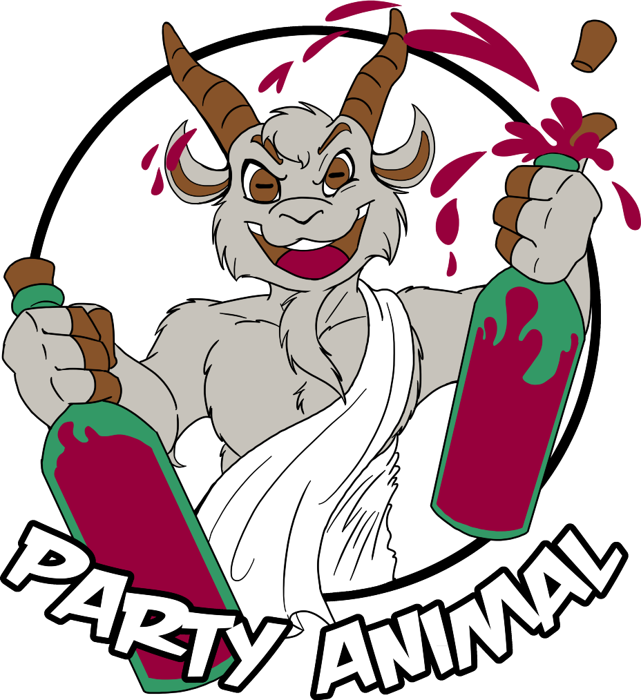 Download Party Animal - Cartoon - ClipartKey
