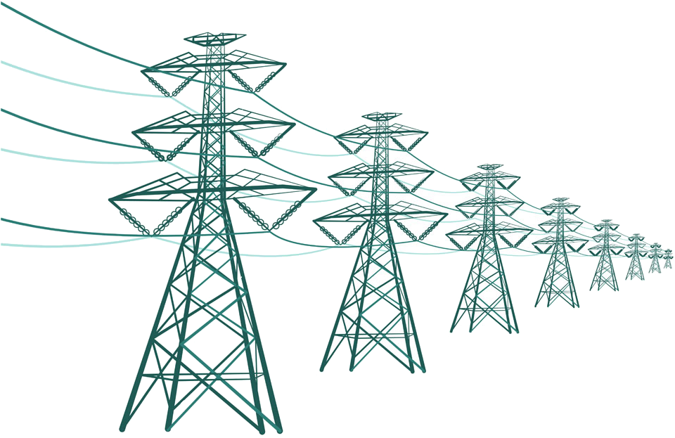 Download High Voltage Power Lines Png - ClipartKey