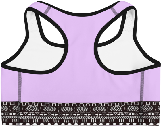 Download Mud Cloth Border Sports Bra - Sports Bra - ClipartKey
