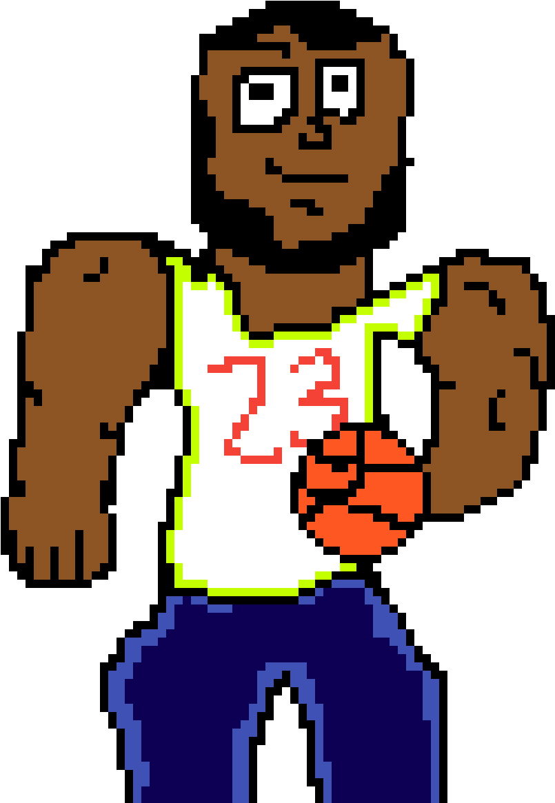 Download Lebron James Pixel Art - ClipartKey