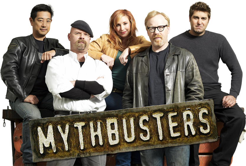 Download Transparent Mythbusters Clipart - Os Caçadores De Mitos ...