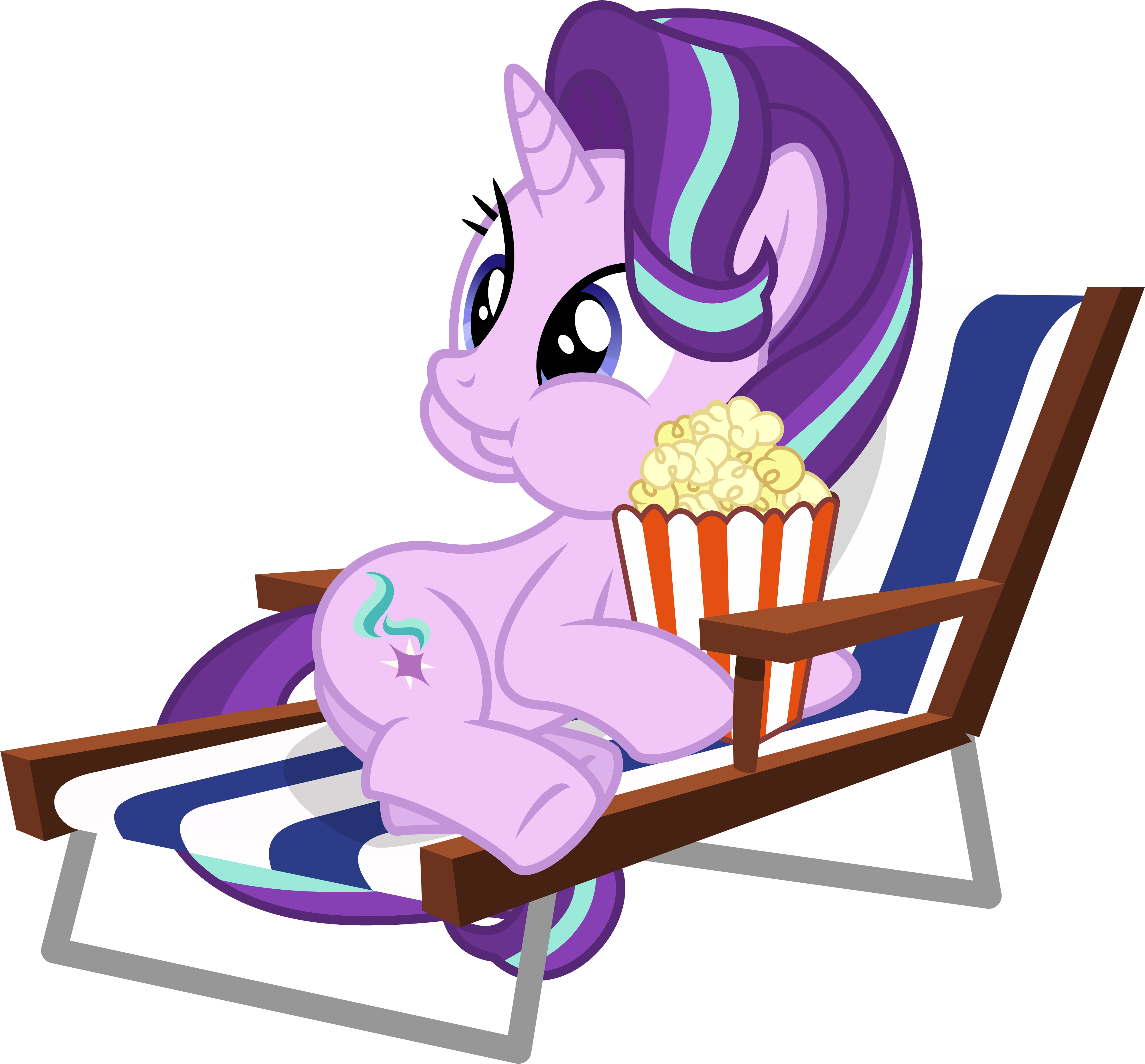 Download Clipart Chair Deck Chair - Starlight Glimmer Mlp Gif - ClipartKey