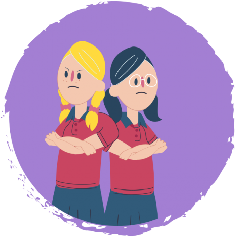 Download Animated Friends Arguing - ClipartKey