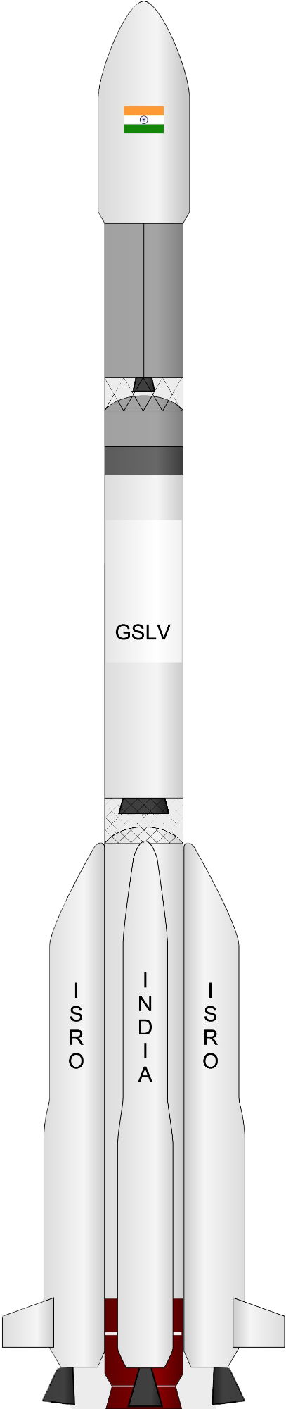 Download Gslv Mk2 Drawing - ClipartKey