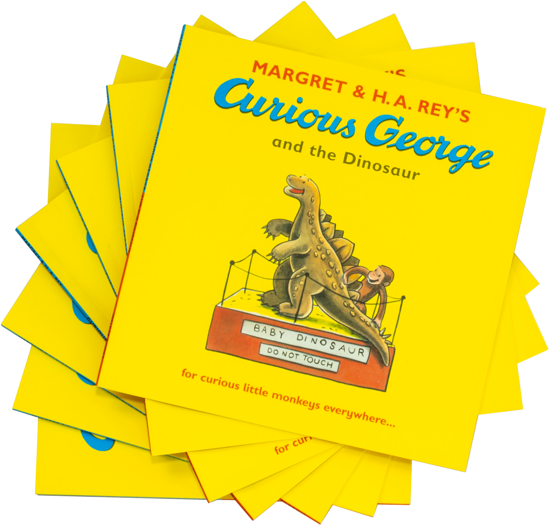 Download Curious George 7 Books Bundle - Illustration - ClipartKey