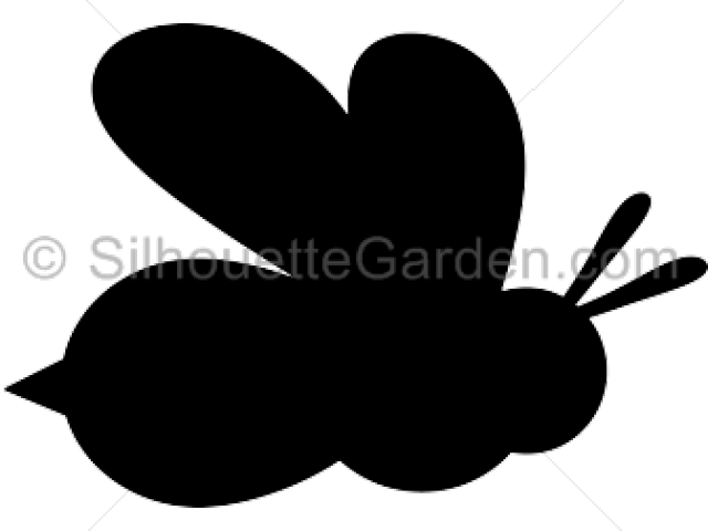 Download Bee Silhouette Clip Art - ClipartKey
