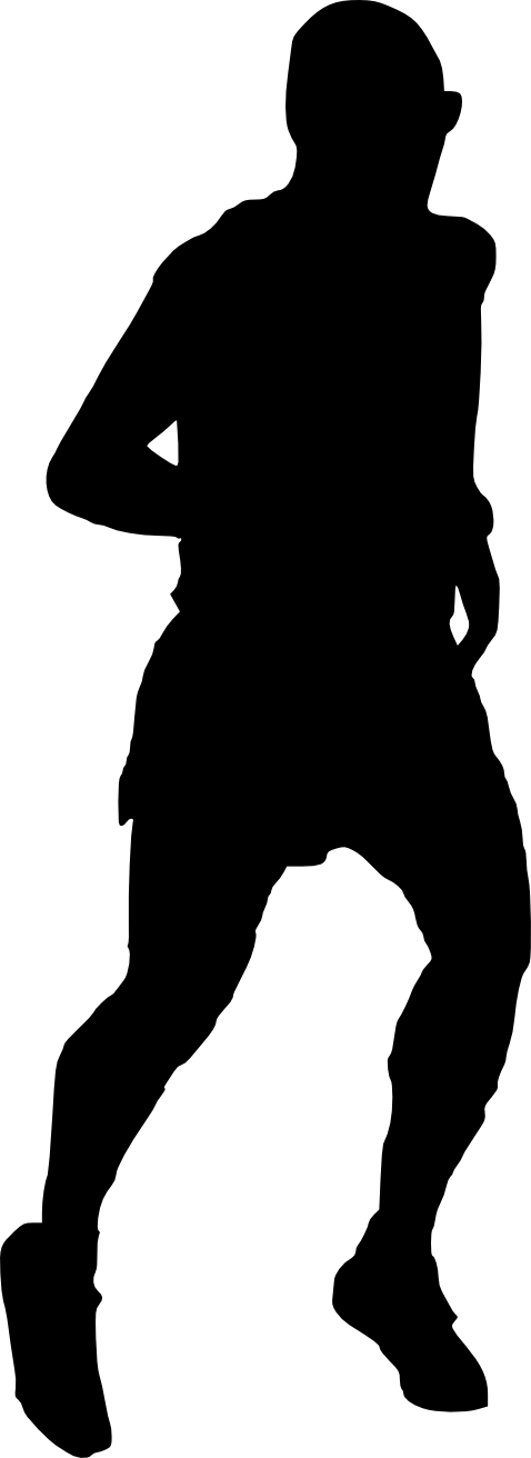 Download Png Shadow Man Running - ClipartKey