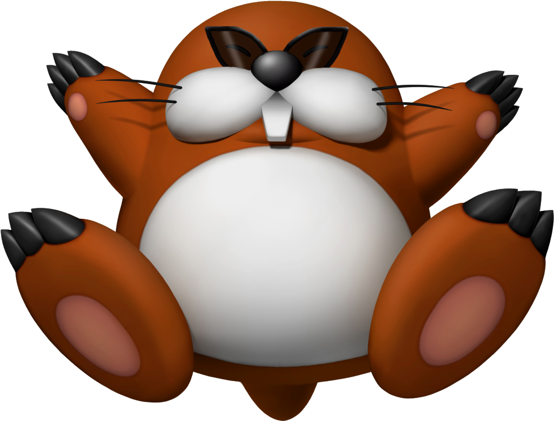 Download Image - Super Mario Mega Mole - ClipartKey