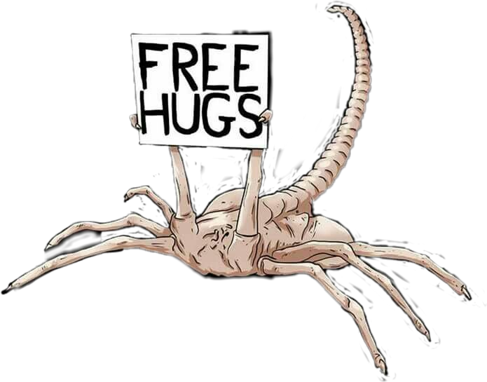 Download Facehugger Sticker - ClipartKey
