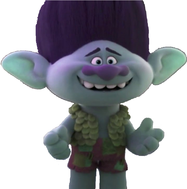 Download Transparent Trolls Branch Clipart - Branch Trolls Happy ...