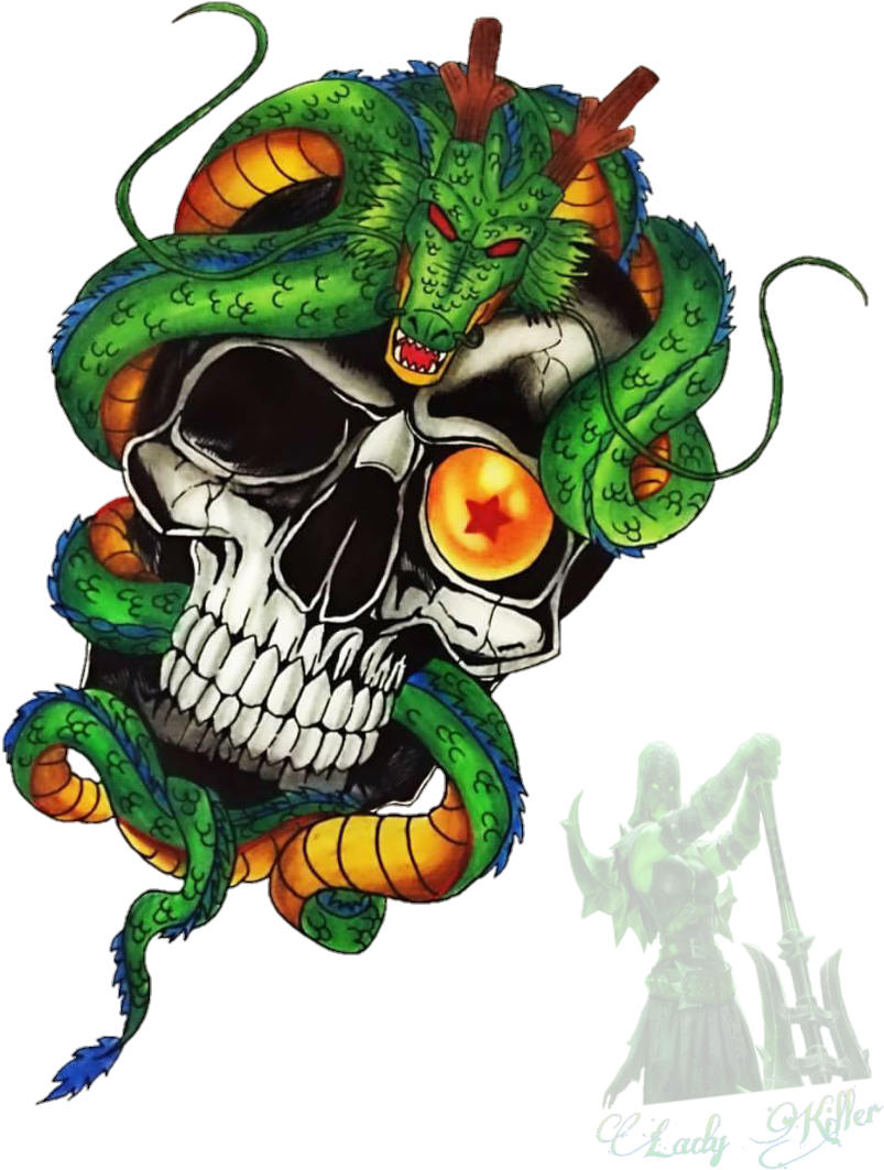 Download Transparent Dragon Skull Clipart - Dragon Ball Z Skulls ...