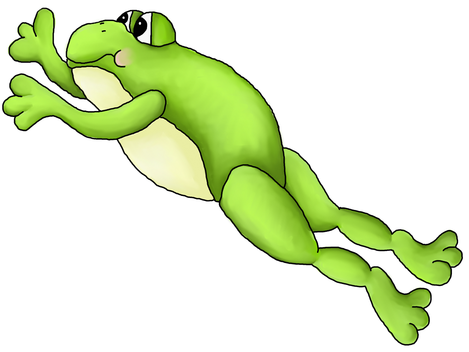 Download Frogs Jumping Cartoon Png - ClipartKey