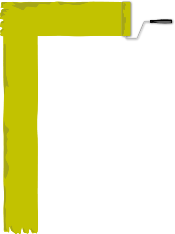 Download Paint Roller Border And Banner - ClipartKey