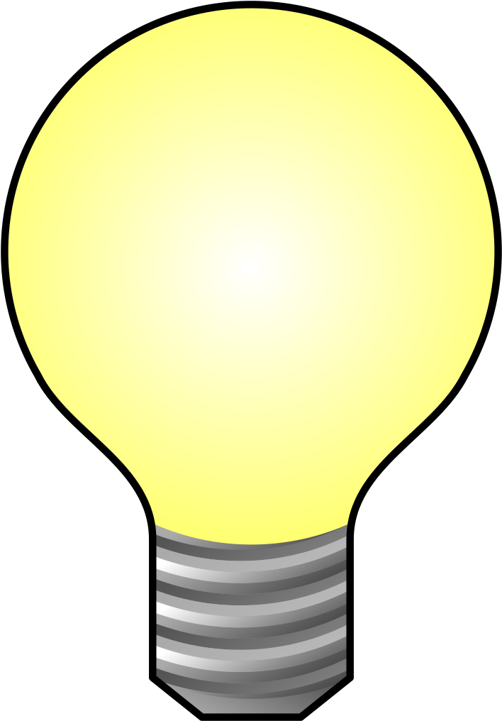 Download Public Domain Light Bulb Clip Art - ClipartKey