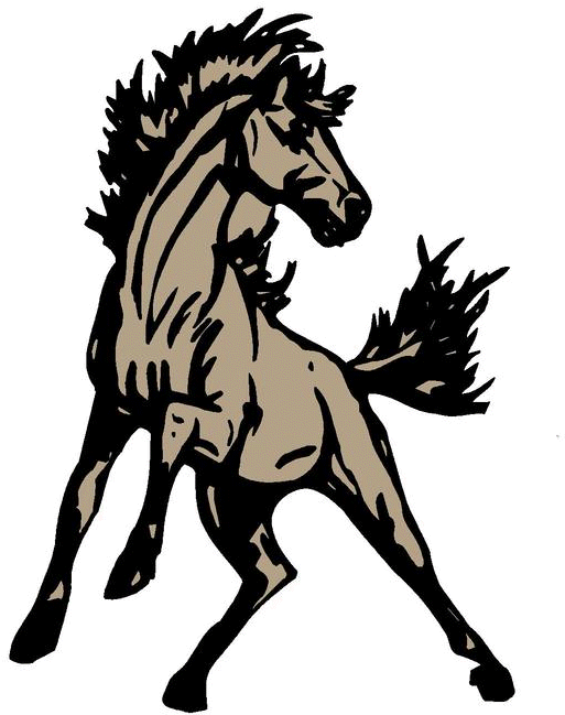 Download Mustang Mascot Cliparts - Gilroy Mustangs - ClipartKey