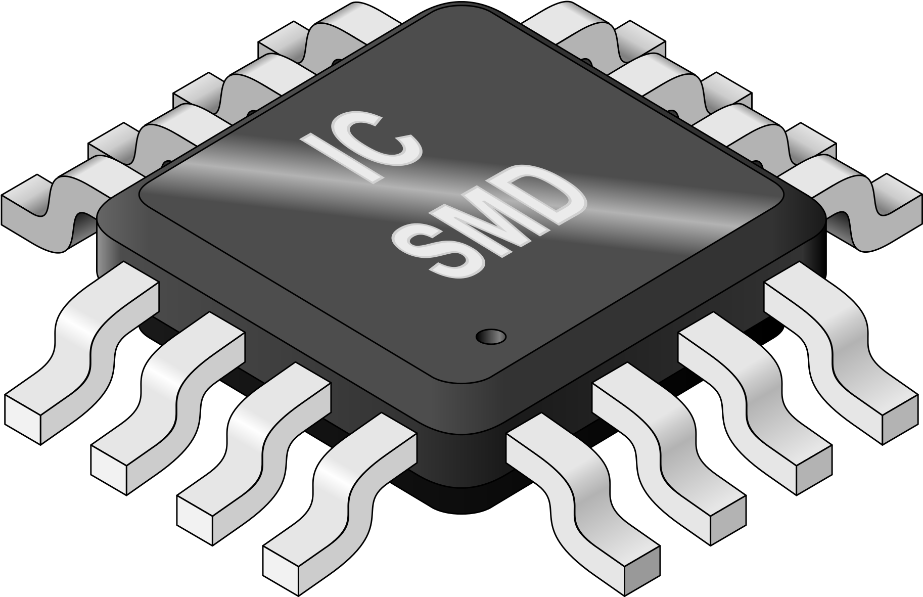 Download Transparent Integrated Circuit Clipart - Surface Mount ...